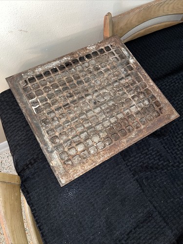 Large Antique Wall Floor Mount Heating Metal Grate Architectural ...
