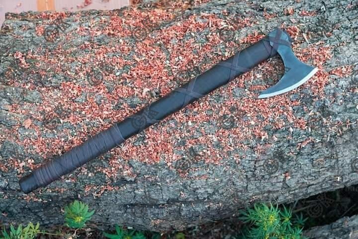 3Pair Of Forged One-Handed Viking Battle Axe | The Ragner Nordic Axe ...