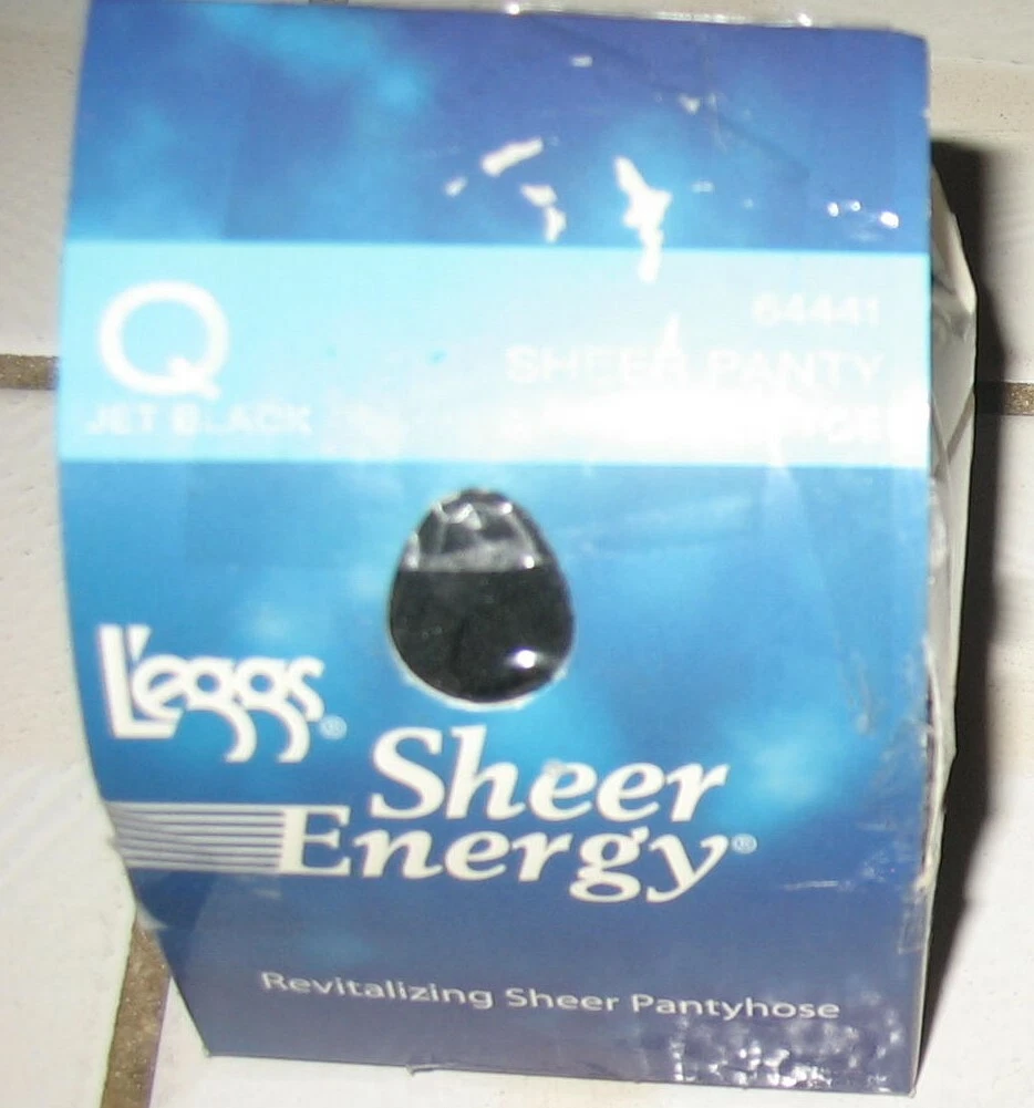 L'eggs Sheer Energy Regular, All Pantyhose 6-Pack Black A