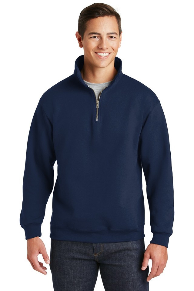 Jerzees 4528 Adult Super Sweats NuBlend Fleece Quarter Zip Pullover | eBay
