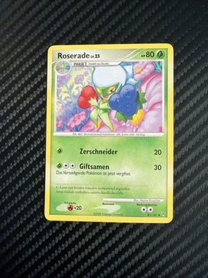 POKEMON CARD ROSERADE lv25 - SUPREME VICTORS - 81/147 Ultimative Sieger ...