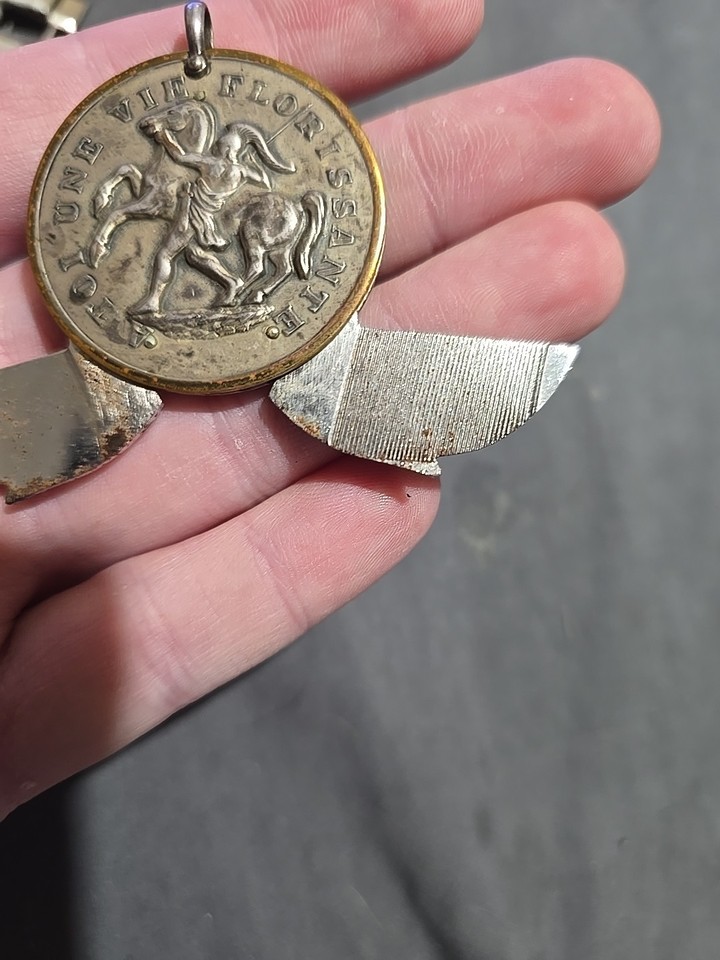 Vintage Hickok Cigar Cutter Pendant Pocket Knife Coin A Toi Une Vie ...