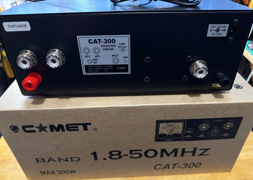 Comet CAT 300 1.8 – 50 MHz Manual Antenna Tuner Brand New in Box Ham Radio HF | eBay