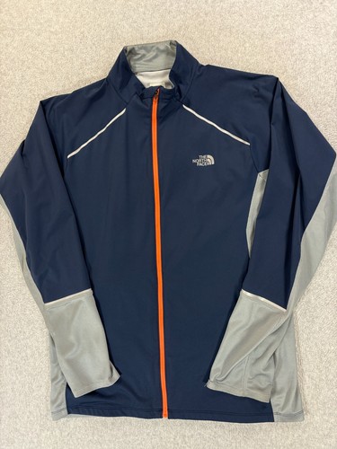 The North Face FlashDry Full Zip Light Weight Jacket (Men's Large) Blue ...