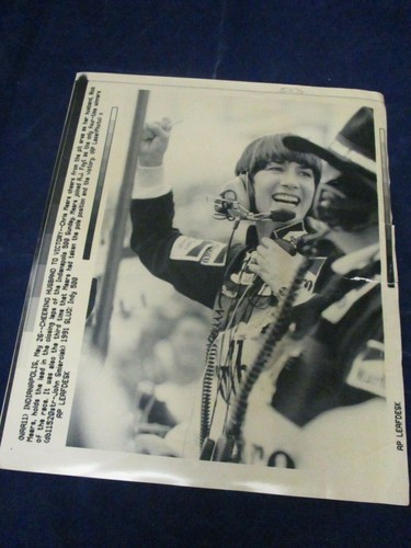 Wire Press Photo 1991 Chris Mears wife of Rick Mears Indianapolis 500 ...