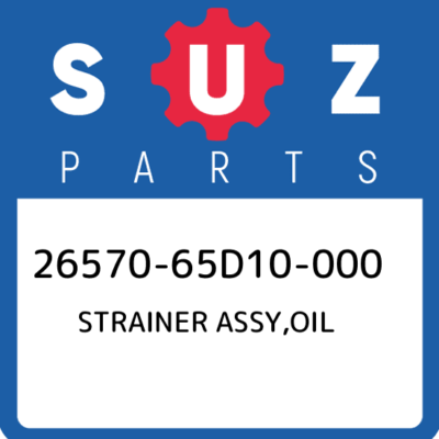 26570-65D10-000 Suzuki Strainer assy,oil 2657065D10000, New Genuine OEM ...