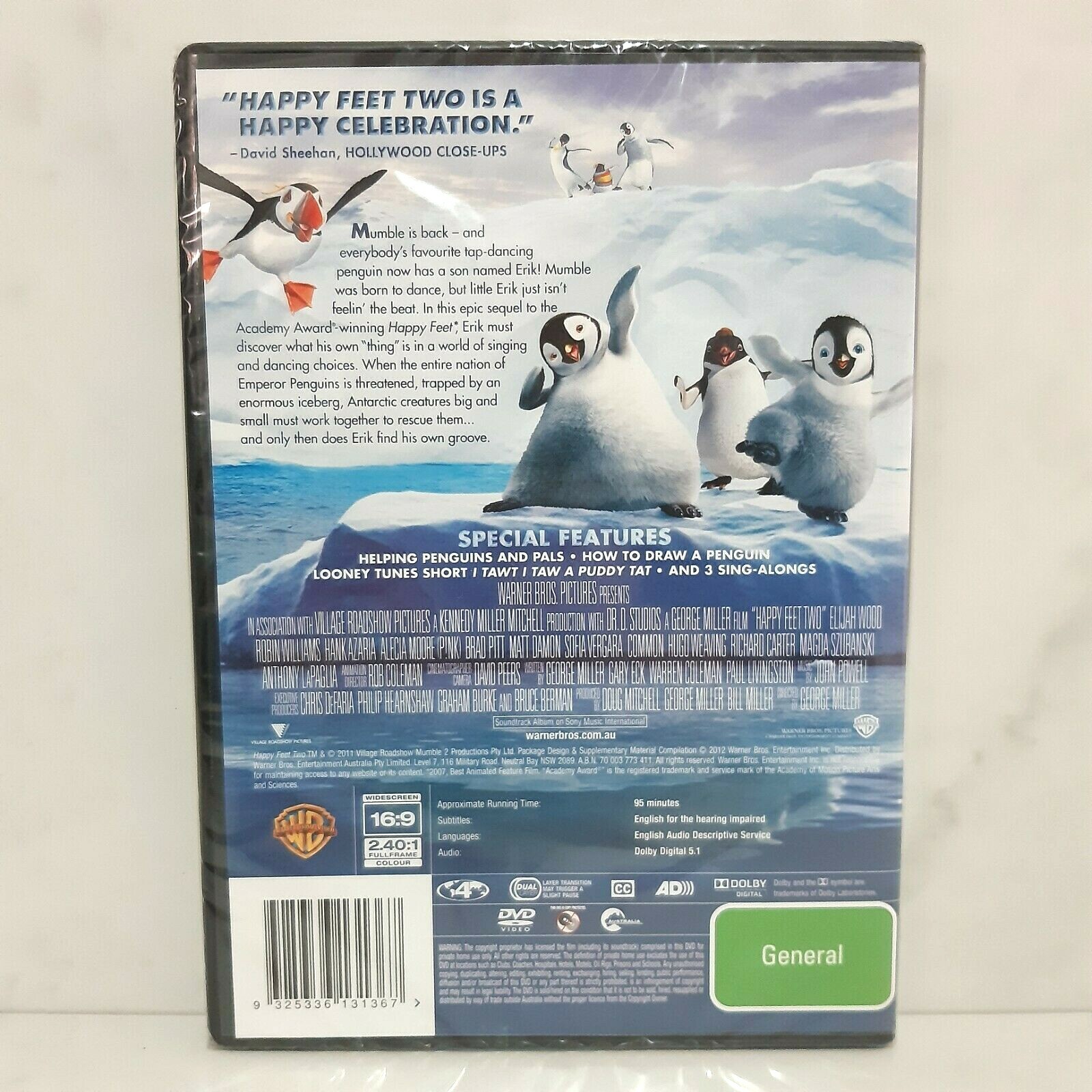Happy Feet Two (DVD, 2011) 9325336131367 | eBay Australia