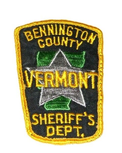 Bennington County Vermont Sheriff`s Dept. Police Patch | eBay