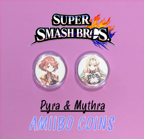 Super Smash Bros. | PYRA & MYTHRA Amiibo Coins | Nintendo Switch | eBay