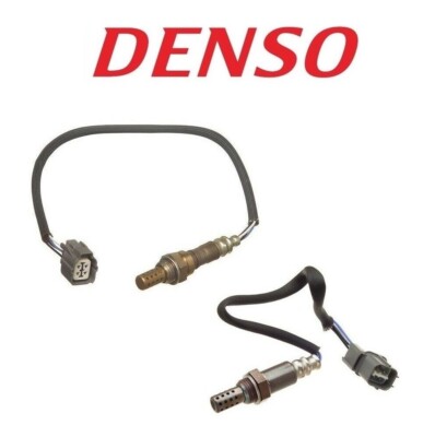 Front Upstream Rear Downstream Oxygen O2 Denso Sensors Pair Set For ...