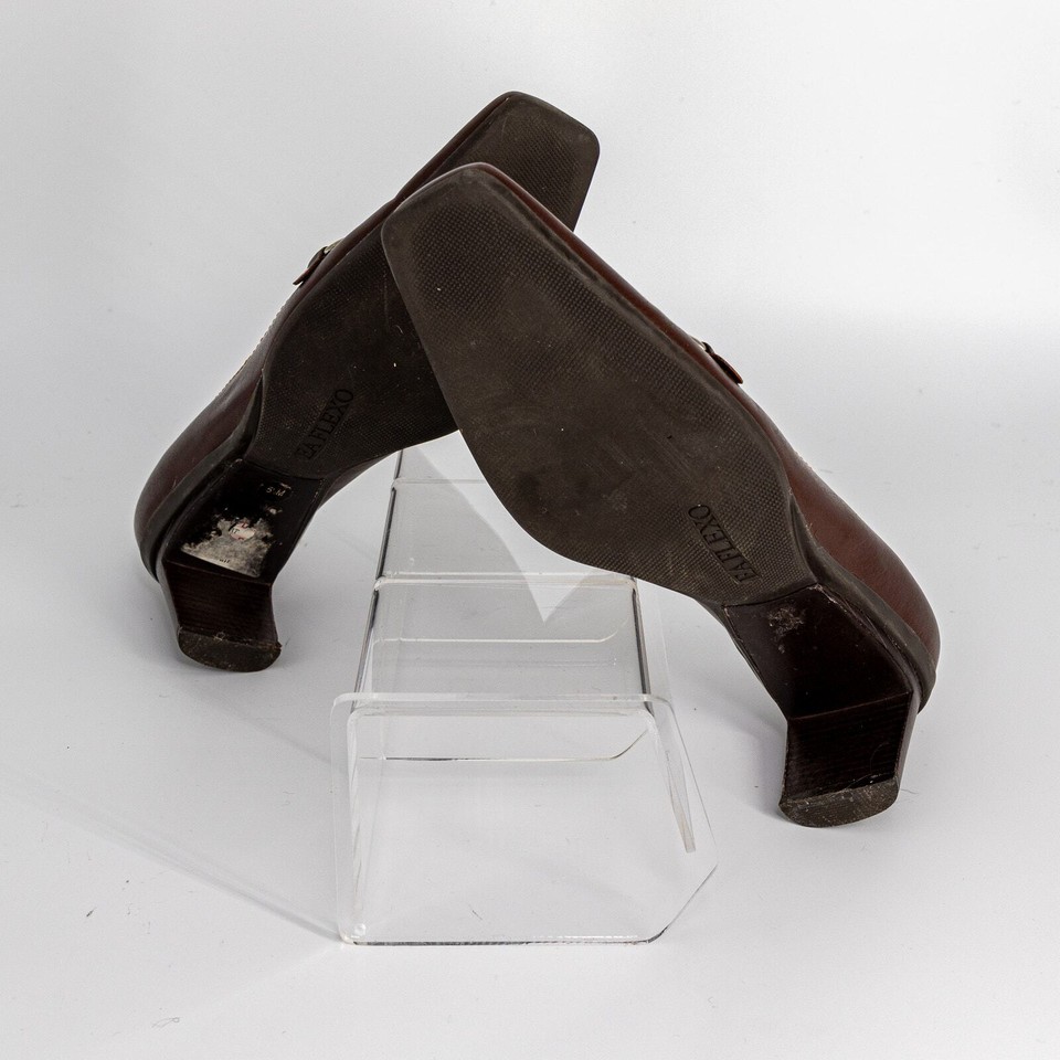 Enzo Angiolini EA Flexo Leather Pumps US 5.5, Square Toe Heel Good ...