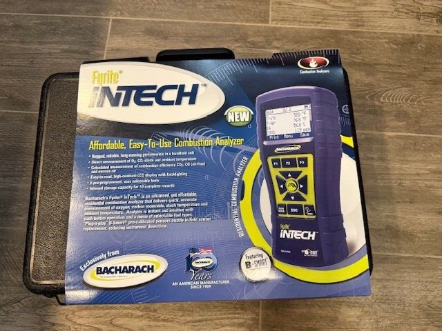 Bacharach 0024-8512 Fyrite InTech Combustion Analyzer Kit with reporting | eBay