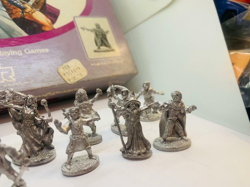 TSR Official Dungeons & Dragons Miniatures Clerics Druids Box Set AD&D ...