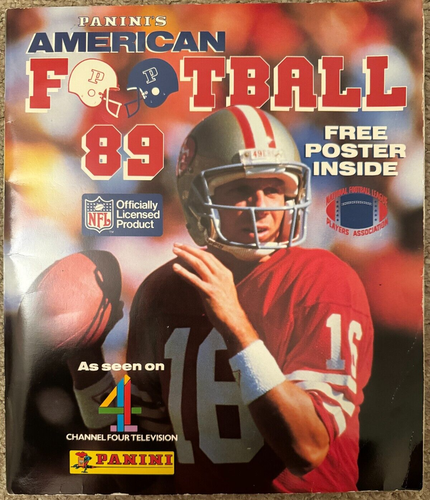 RARE NFL American Football 89 Vintage Panini Sticker Album Complete ...