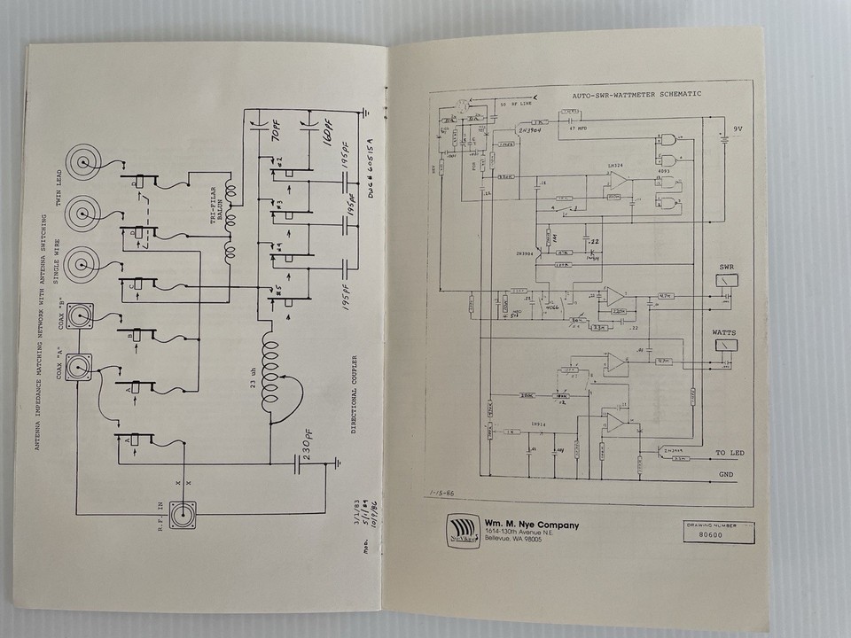 Nye-Viking MB-V-A 3KW Antenna Tuner - Used | eBay