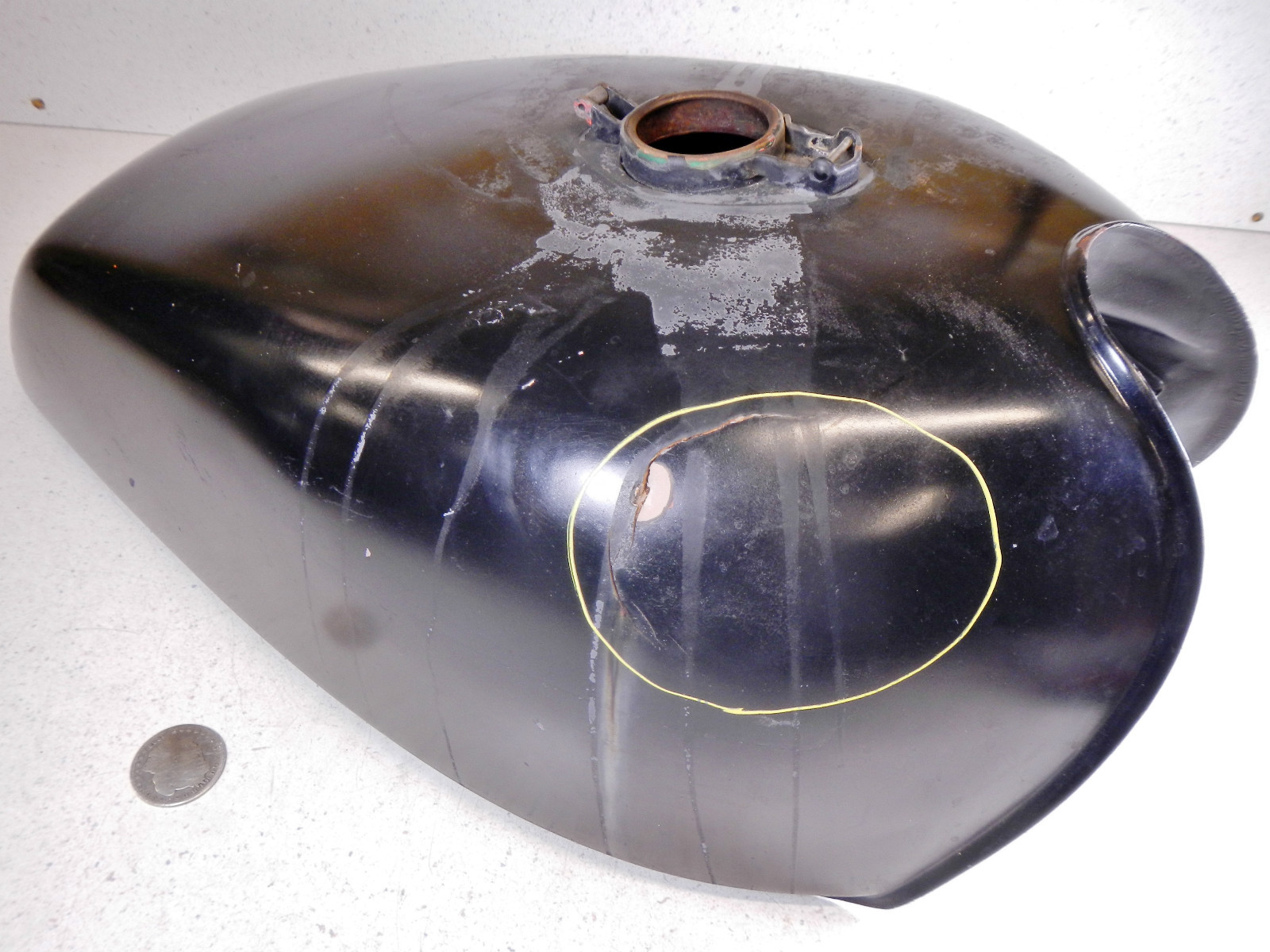 77 KAWASAKI KZ650 KZ650B GAS FUEL PETROL TANK | eBay
