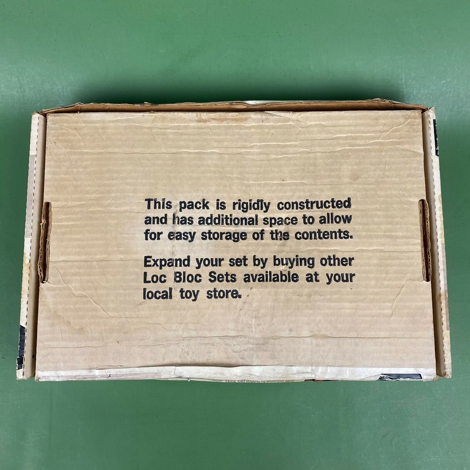 1976 Loc Bloc Blocks Plastic Building Bricks Original Box Parts ...