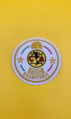 Custom Club America BICAMPEON 14/15 Patch- Parche Fútbol Mexicano Woven ...