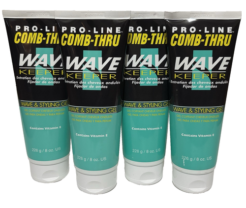 4 Pro Line Comb Thru Wave Keeper Styling Gel 8 oz | eBay