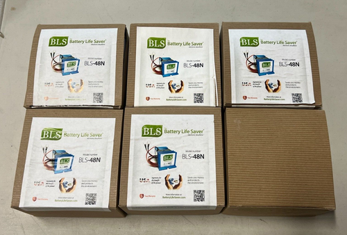 Lot of 6 Battery Life Saver BLS-48N 48V Golf Cart Battery Life Extender ...