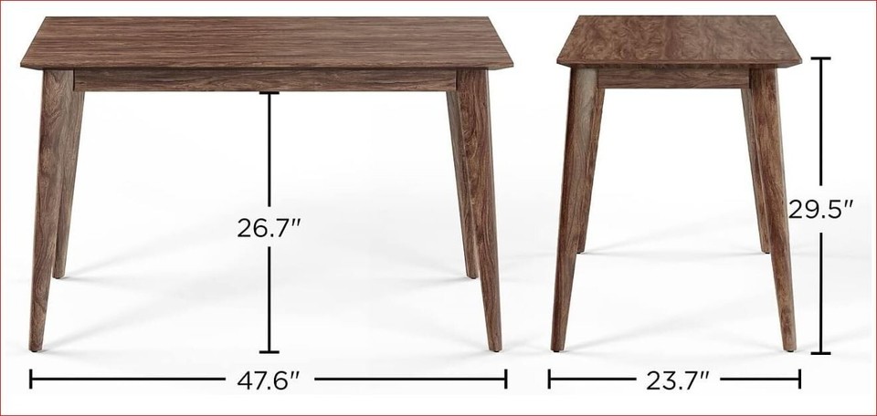 Union and Scale Mid Century Modern 48-inch Writing Desk $135 vs $ 300 ...