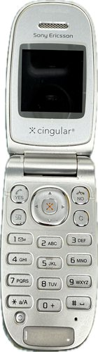 BLUE SONY ERICSSON CINGULAR FLIP PHONE Z300a | eBay