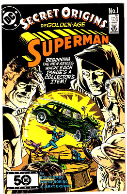 SECRET ORIGINS #1 (VF/NM) Golden Age SUPERMAN! Action #1 Homage Cover ...