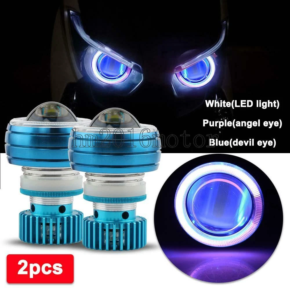 Demon Eyes Headlights Motorcycle