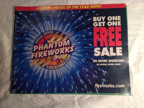 Vintage 2001 Phantom Fireworks 4th of July Catalog -Hard to Find | eBay