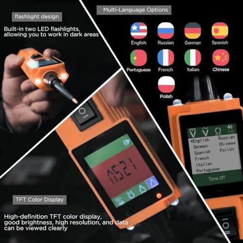 Power Circuit Probe Tester with Extra 20Ft Extension Cable Continuity ...