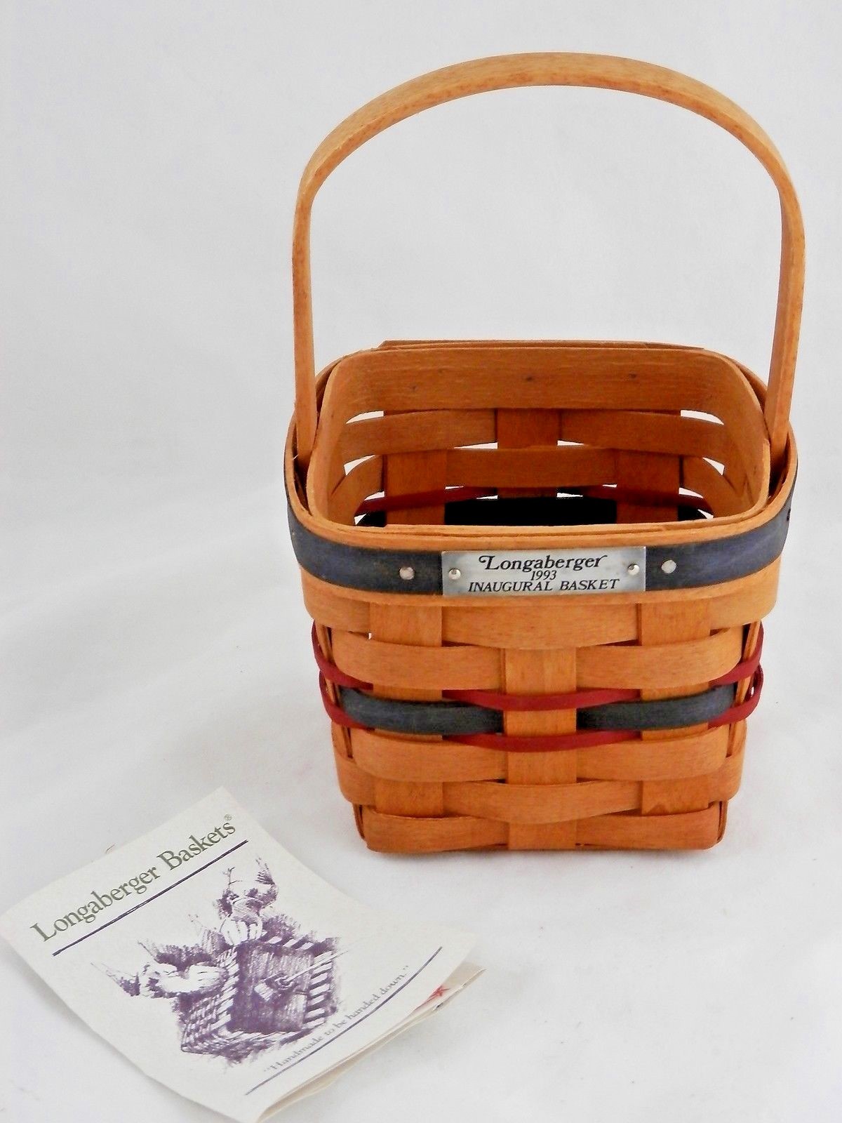 Longaberger 1993 Inaugural Basket | eBay