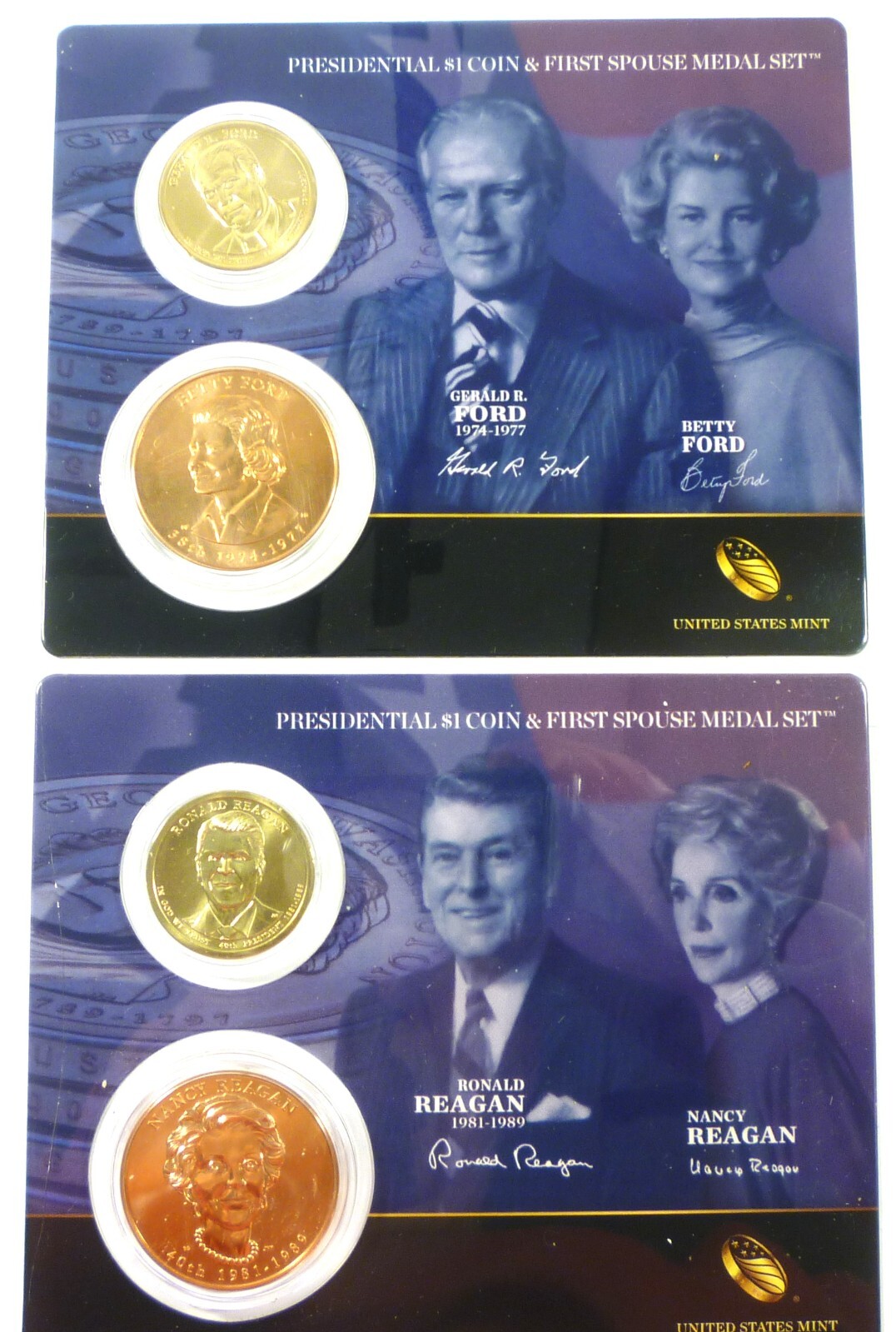 Presidential $1 Coin and First Spouse Medal Set 39 Sets | eBay
