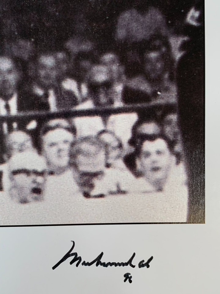 SIGNED OLYMPIC POSTER - MUHAMMAD ALI - BOXING - SIGNED by Muhammad Ali ...