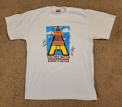 Lit Band autographed T-shirt Tower Records Anaheim 1999 Record release ...