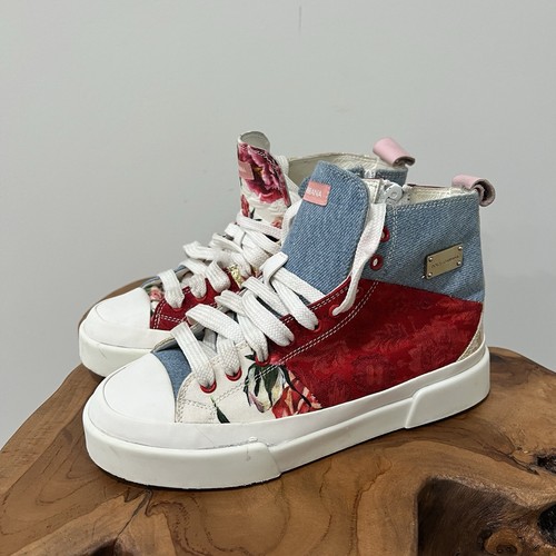 DOLCE GABBANA Sneaker Jenas Blume Kids Size 33 | eBay