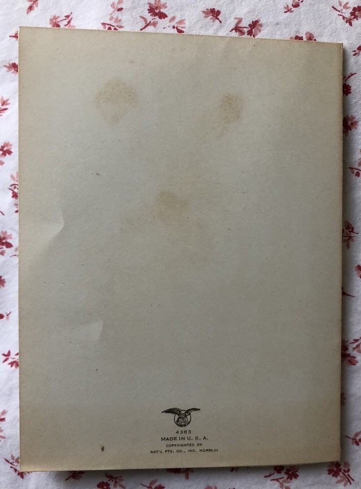 Vintage UNUSED Christmas Greeting Card Foil Clipper Ship Treasure ...