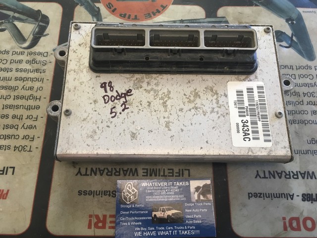 1998 Engine ECM Control Module Fits Dodge 1500 Pickup P56046343AC 343ac ...