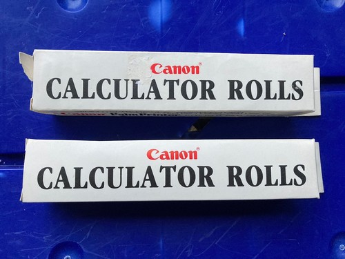 Canon Tape Calculator Adding Machine P5-D P7-D Box of 4 Rolls Only 1.5 ...