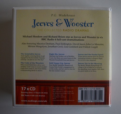 Jeeves & Wooster: The Collected Radio Dramas by P.G. Wodehouse (Audio ...