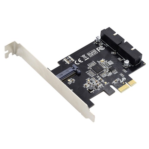 PCI-E 1X to 2 USB3.0 19Pin 20Pin Front Panel Header PCI-E Expansion ...