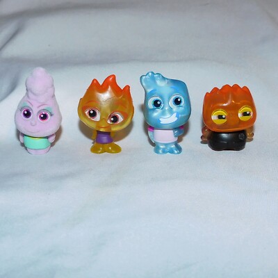 Disney Doorables Elemental 4 Figure Series 11 Wade Ember Gale Pixar ...