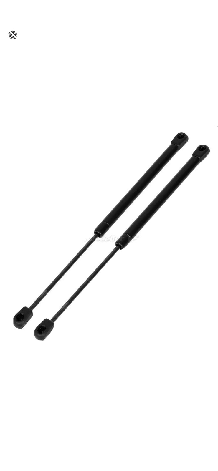 15" 26lbs Extended 10mm Ends 2pcs Gas Lift Supports Struts Prop Rod ...