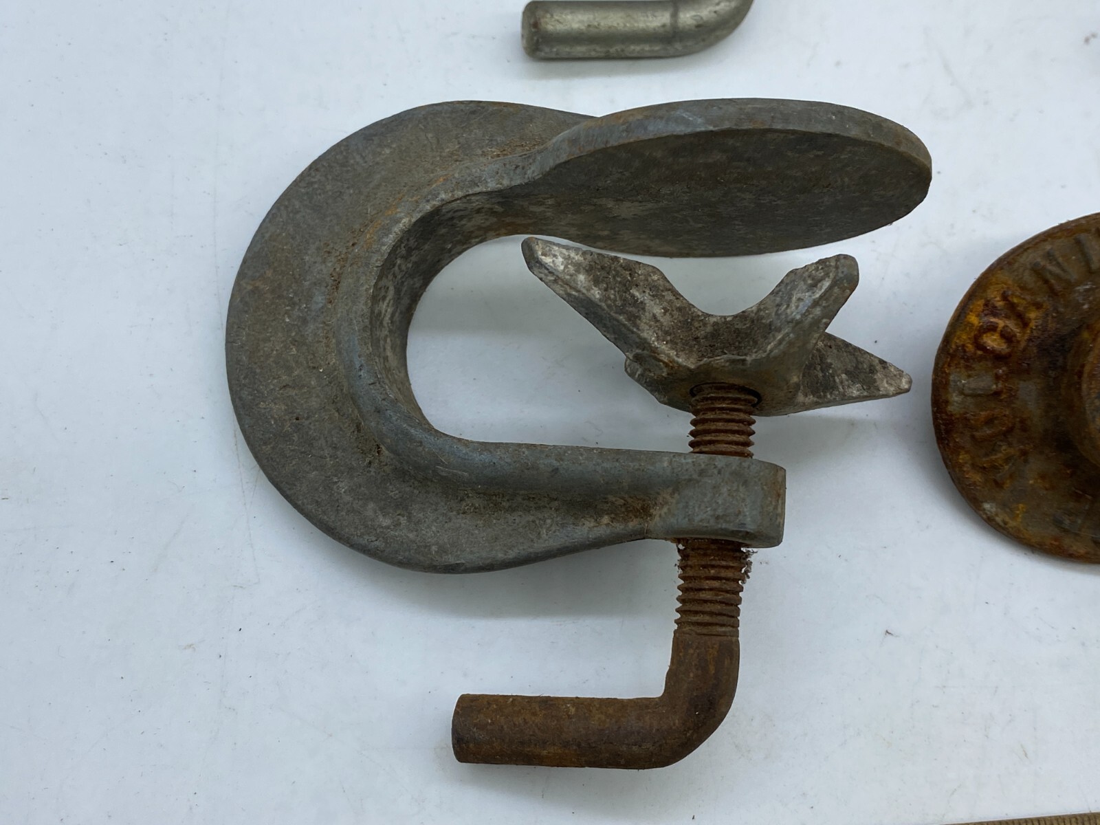 Lot of 4 Vulcanizer clamps - Leggets - Shaler etc. " 5 minute ...