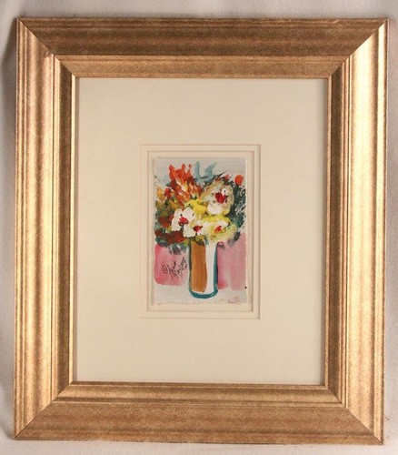 Original Anna Sandhu Ray Painting Wife of James Earl Ray Matted Framed ...