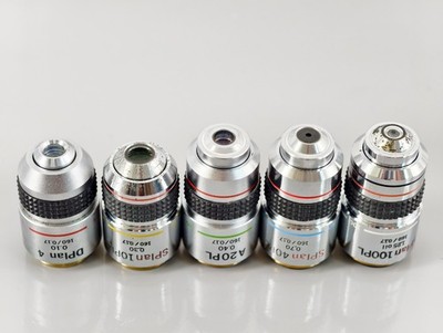 Olympus 4x 10x 20x 40x 100x PL Phase Contrast Microscope Objective ...