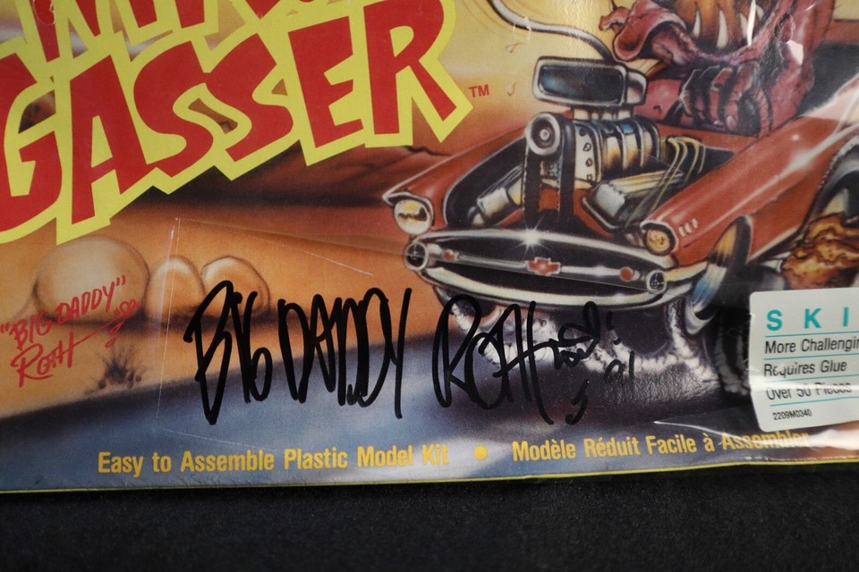 Rare Sealed Ed "Big Daddy" Roth Signed Revell Mr. Gasser Model Kit ...