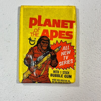 Topps 1975 Planet Of The Apes TV Series Cards Wax Pack | eBay