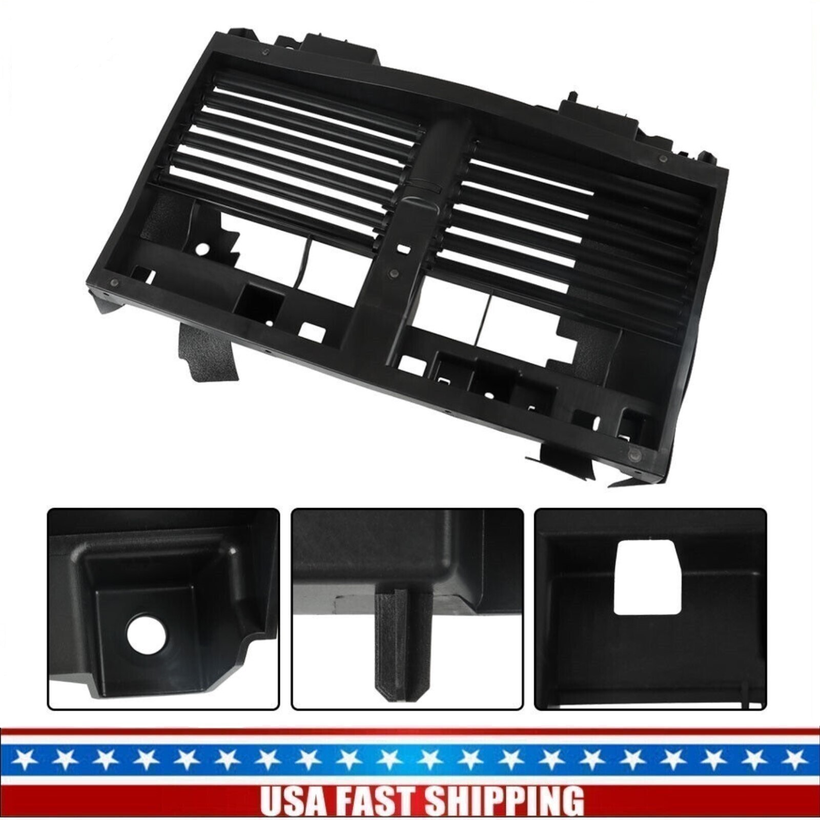 Active Grille Shutter For 2019-2024 Ram 1500 5.7L 3.0L Engine Upper ...