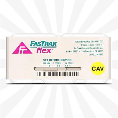 Universal FasTrak Toll Tag Holder. Clear, Fits ALL FasTrak Models. Made ...
