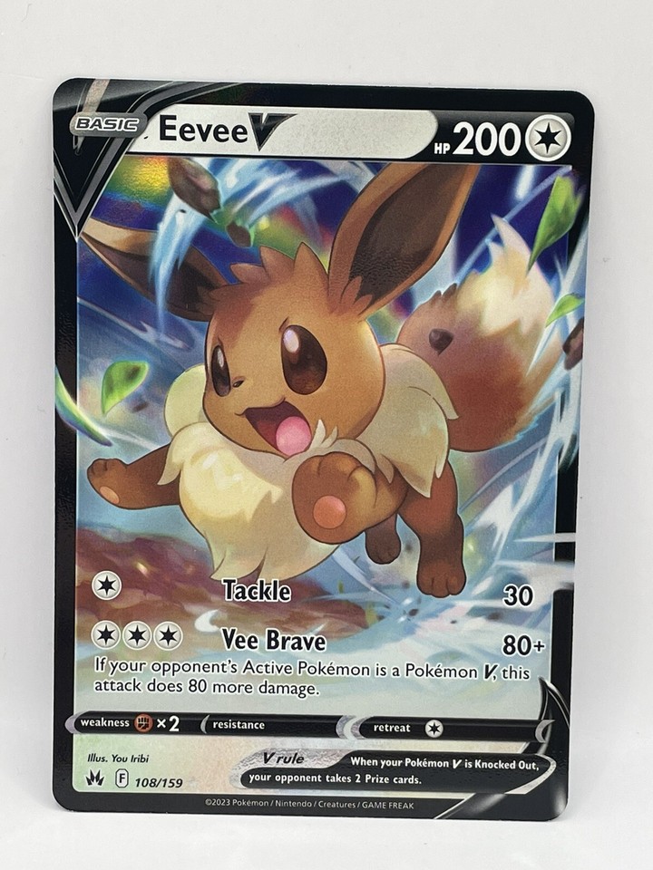 Eevee V 108/159 Crown Zenith for sale | eBay